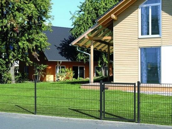 Einstabmattenzaun Neo -Komplettzaun-, mit Einschlaghülse