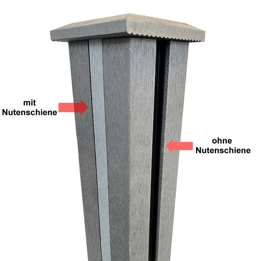 Bamboo Zaunpfosten, anthrazit