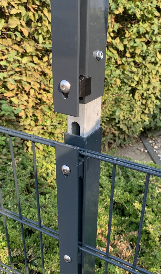 Zaunpfosten-Adapter zur Zaunerhöhung für Zaunpfosten 40x60mm