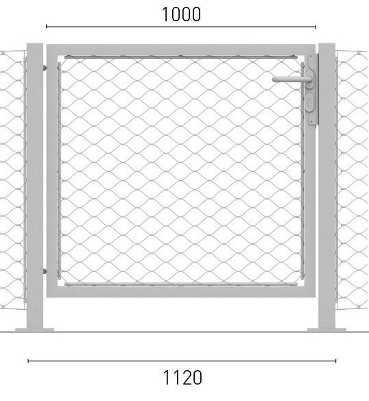 Edelstahl-Gartentor Perimesh®