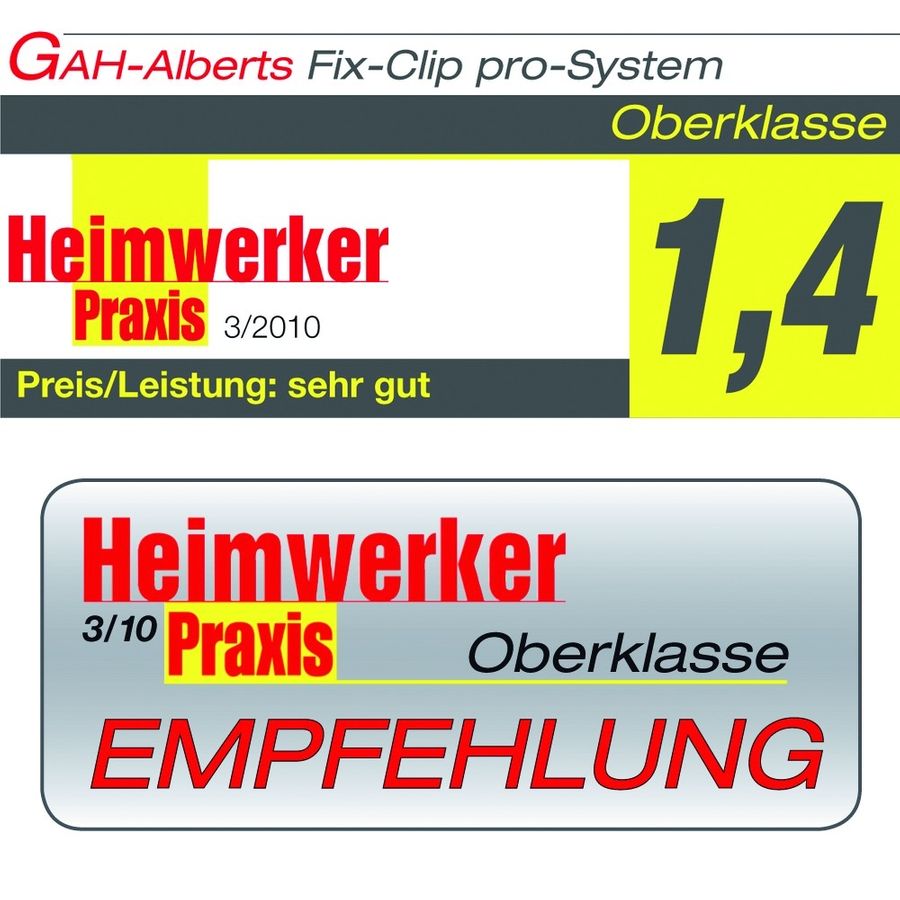 Fix-Clip Pro® Gartenzaun-Set ohne Betonieren, Längen 10 - 200 Meter ...