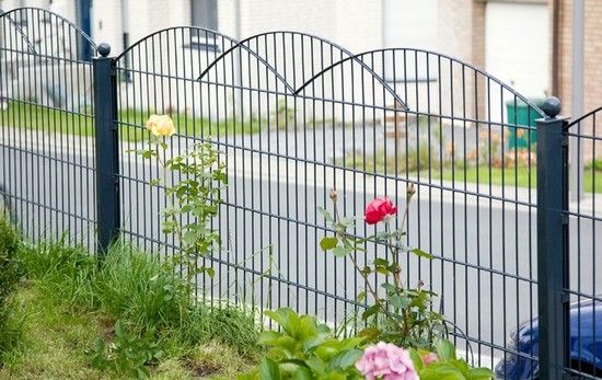 Doppelstab-Schmuckzaun Bridge