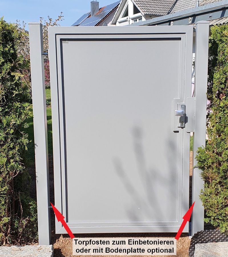 Sichtschutz Gartentor Menton Opak - Höhe 180, Breite 150cm